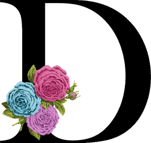 Letter D Monogram | Customize Online | Instant Download