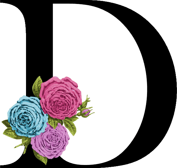 Letter D Monogram | Customize Online | Instant Download