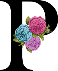 Letter P Monogram | Customize Online | Instant Download