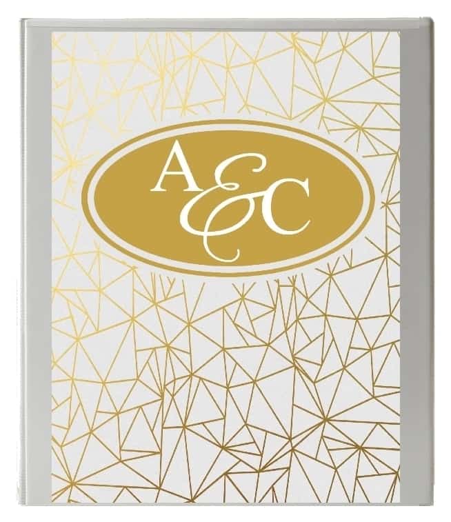 Free Monogram Binder Cover | Customize Online | Instant Download