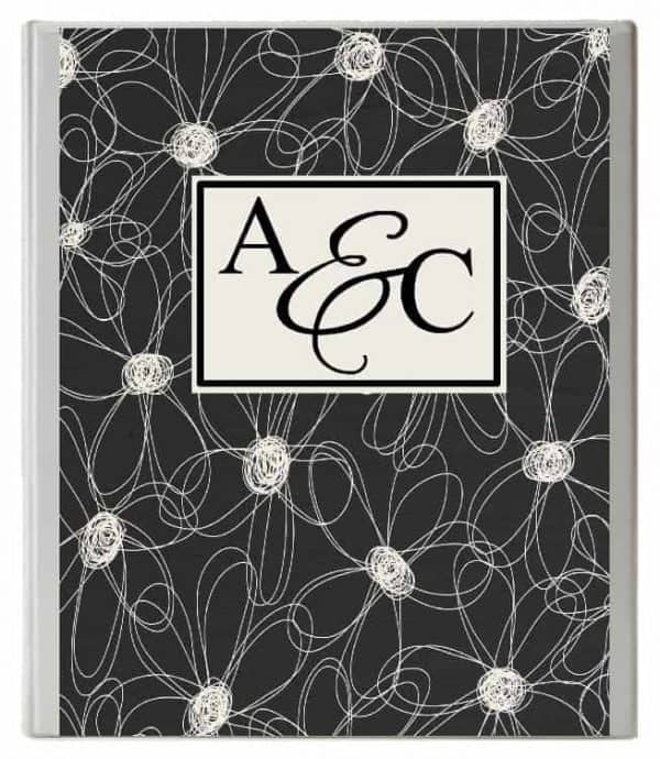 Free Monogram Binder Cover | Customize Online | Instant Download