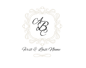 Free Customizable Monogram Frames and Borders | Instant Download