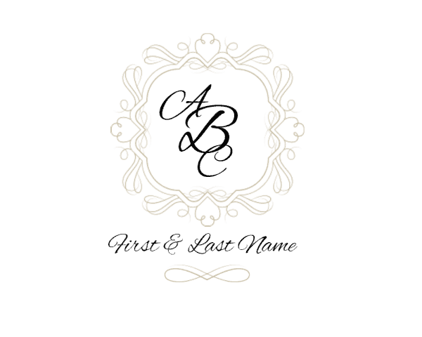 Free Customizable Monogram Frames and Borders | Instant Download