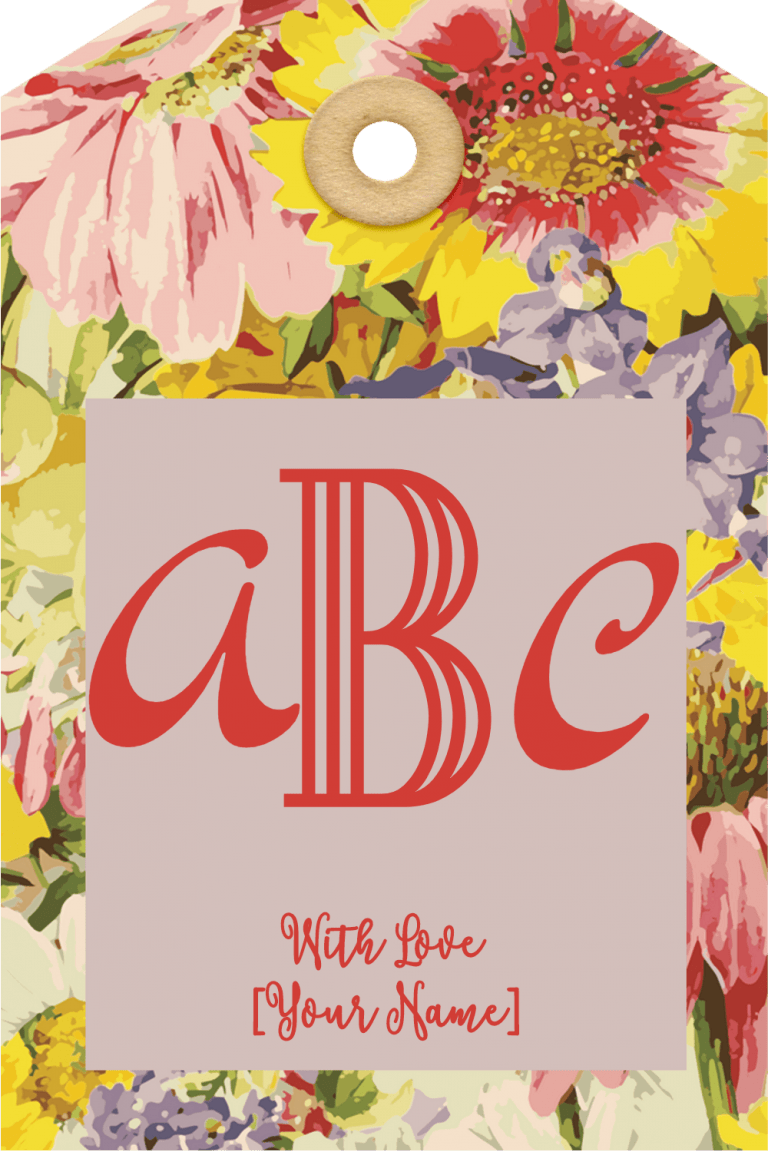 Free Printable Customizable Gift Tags | Customize online & print at home