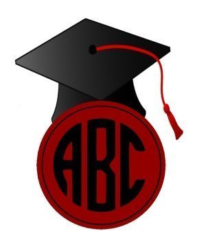 Monogram Graduation Cap | Create Online & Download Instantly
