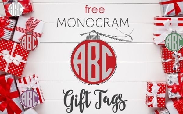 Free Christmas Monogram