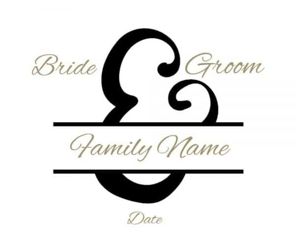 Free Custom Wedding Monogram