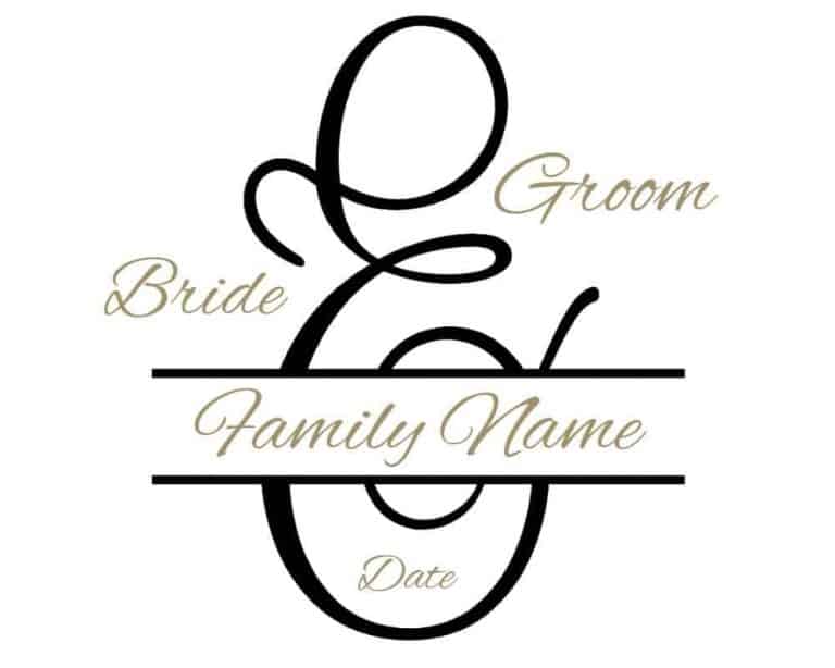 Free Custom Wedding Monogram