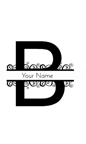 Free split monogram font maker | Create your monogram online