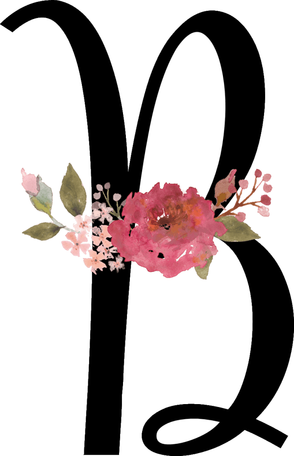 Letter B Monogram | Customize Online | Instant Download