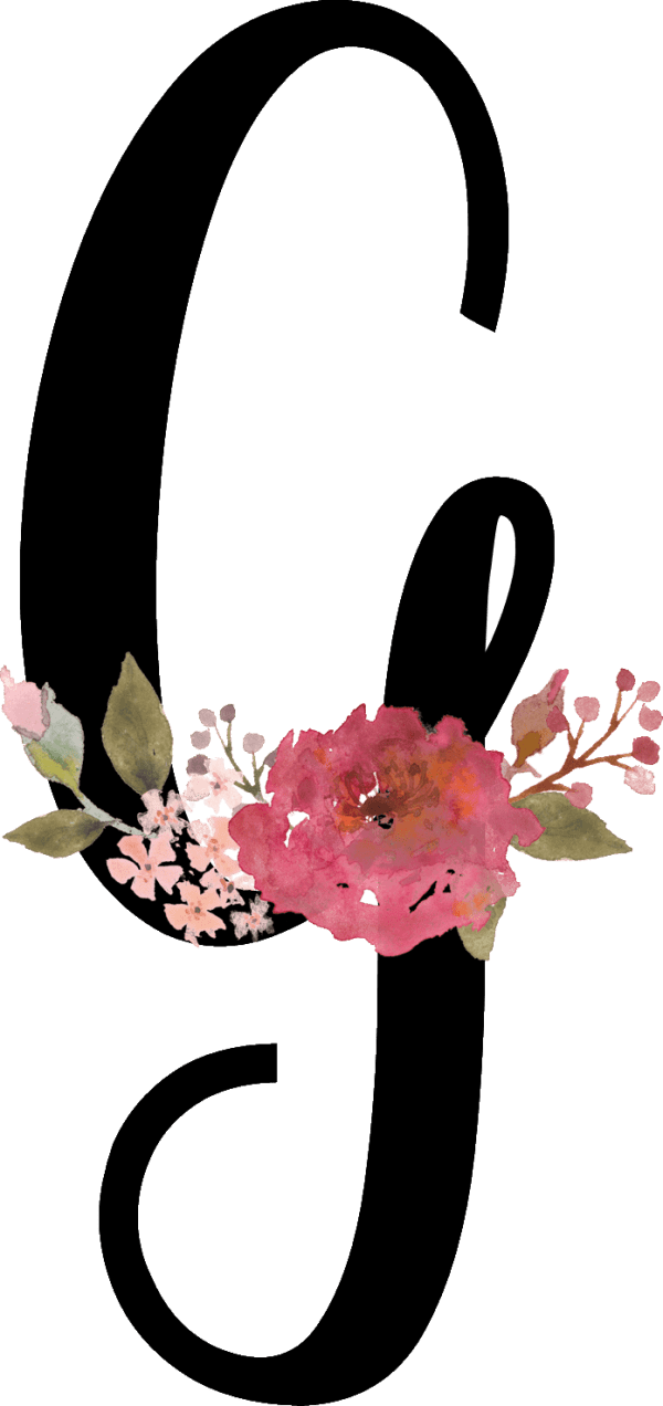 Letter G Monogram | Customize Online | Instant Download