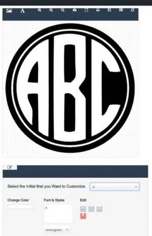 Circle Monogram Font (Free) | Create Online with Free Monogram Maker