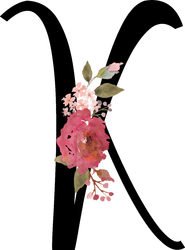 Letter K Monogram | Customize Online | Instant Download