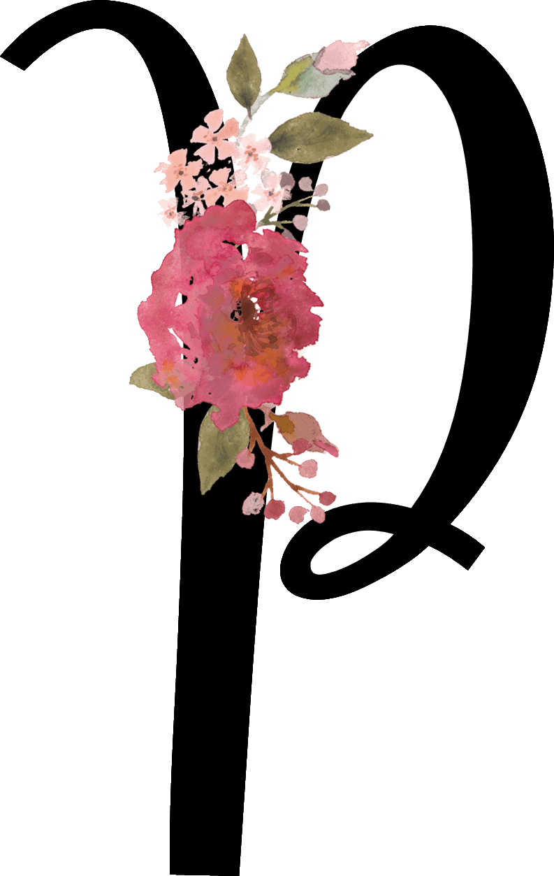 Letter P Monogram | Customize Online | Instant Download