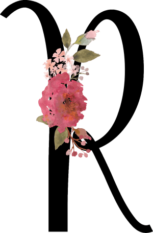 Letter R Monogram | Customize Online | Instant Download