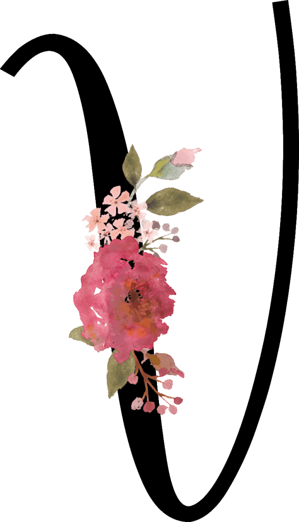 Letter V Monogram | Customize Online | Instant Download