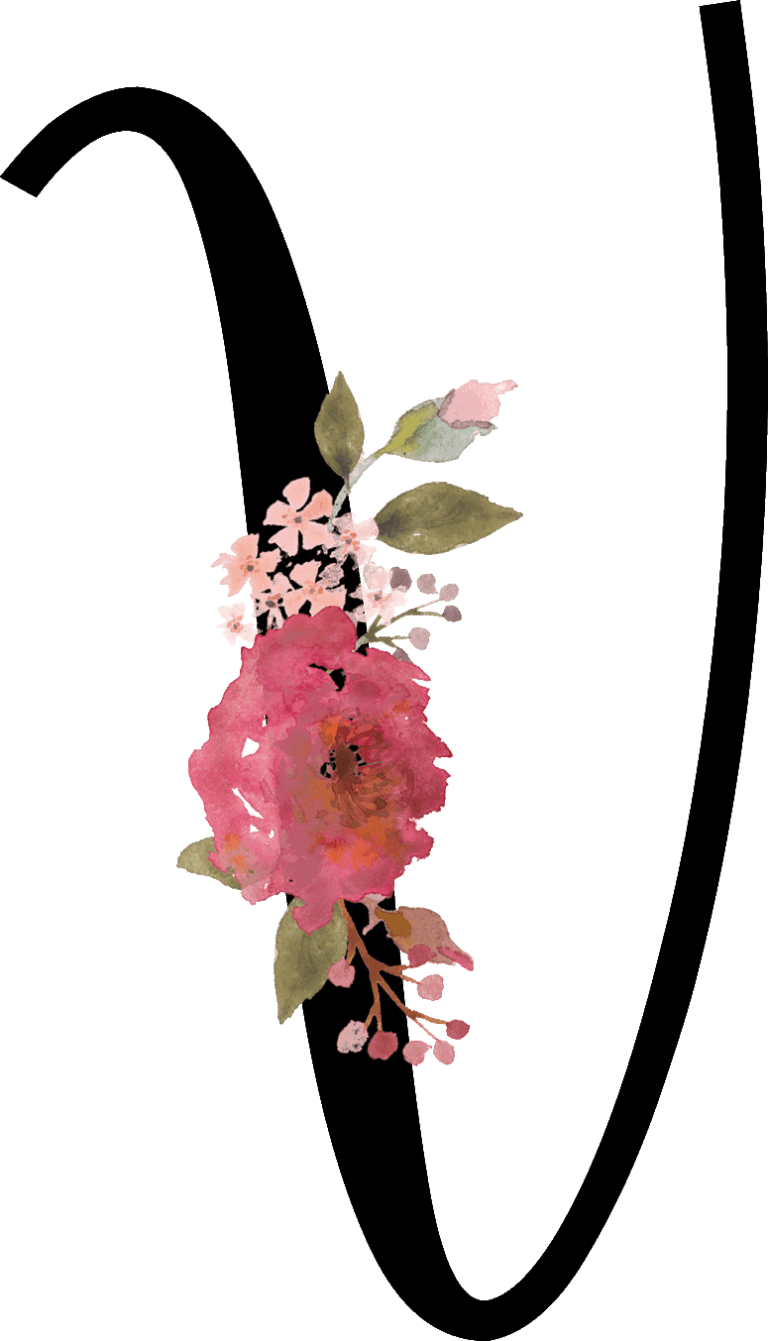 Letter V Monogram | Customize Online | Instant Download