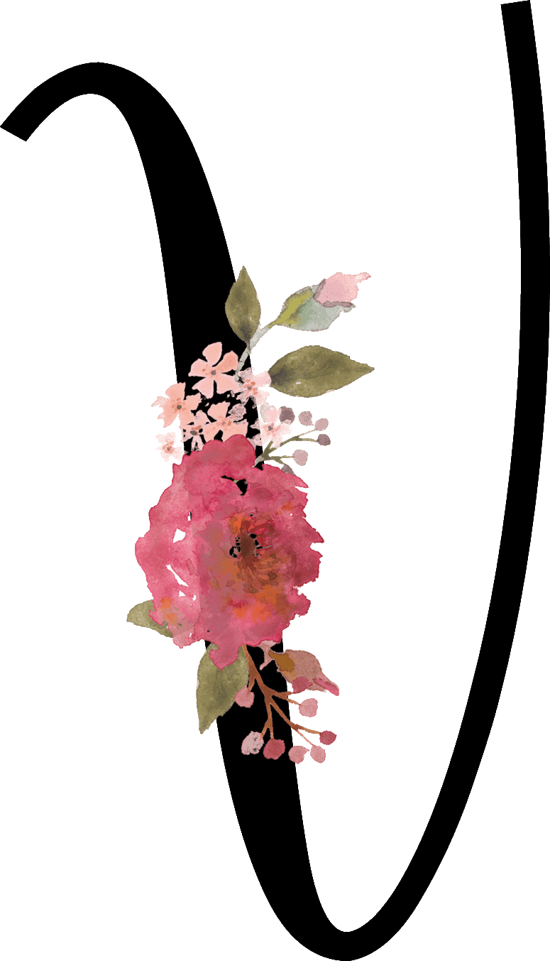 Letter V Monogram | Customize Online | Instant Download