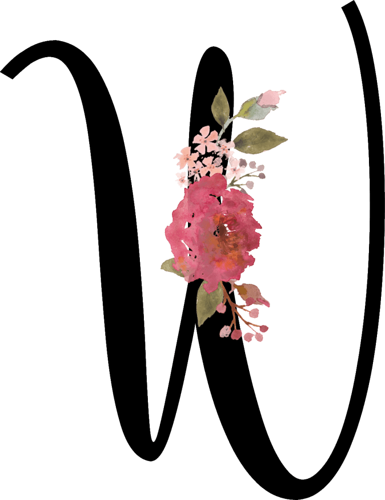 Letter W Monogram | Customize Online | Instant Download