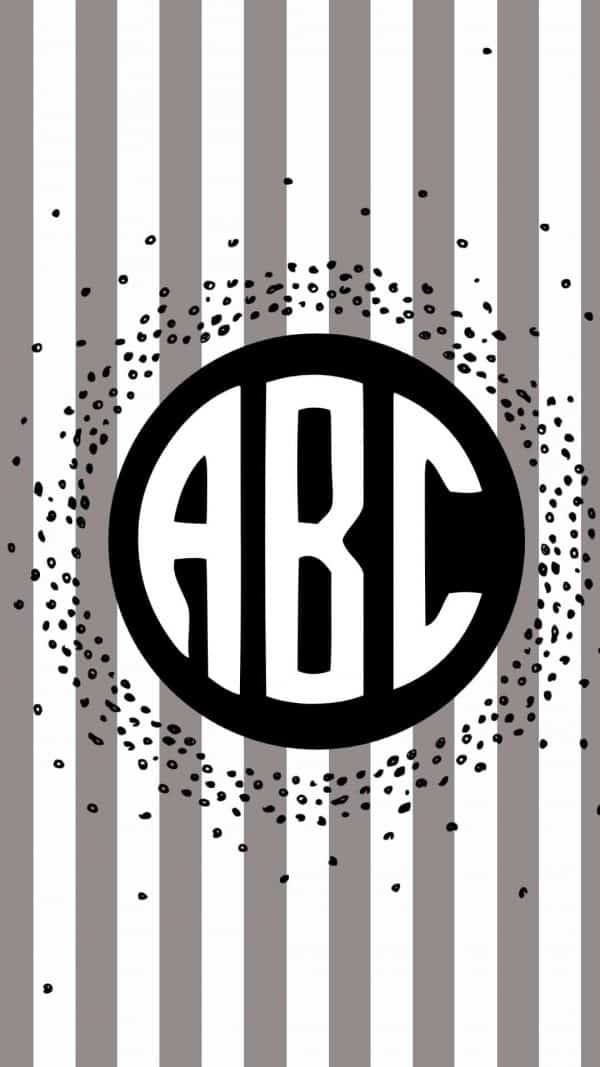 Free Monogram Wallpaper Maker | Customize Online