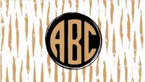 Free Monogram Wallpaper Maker | Customize Online