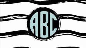 Free Monogram Wallpaper Maker | Customize Online