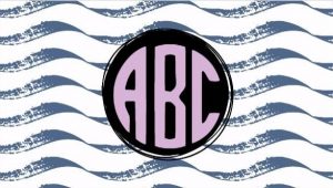 Free Monogram Wallpaper Maker | Customize Online