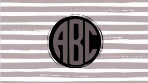 Free Monogram Wallpaper Maker | Customize Online