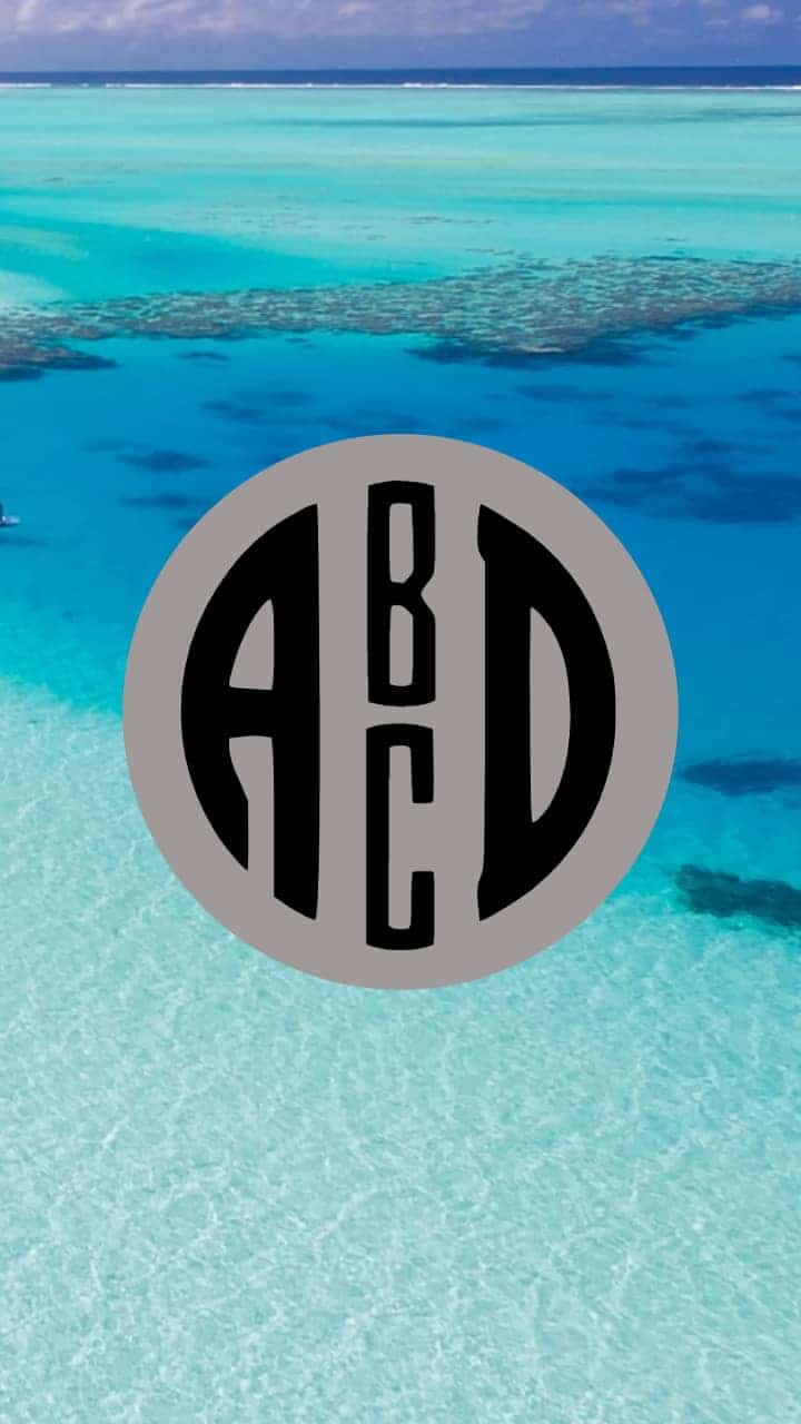 Make Your Own Monogram Wallpaper Mld