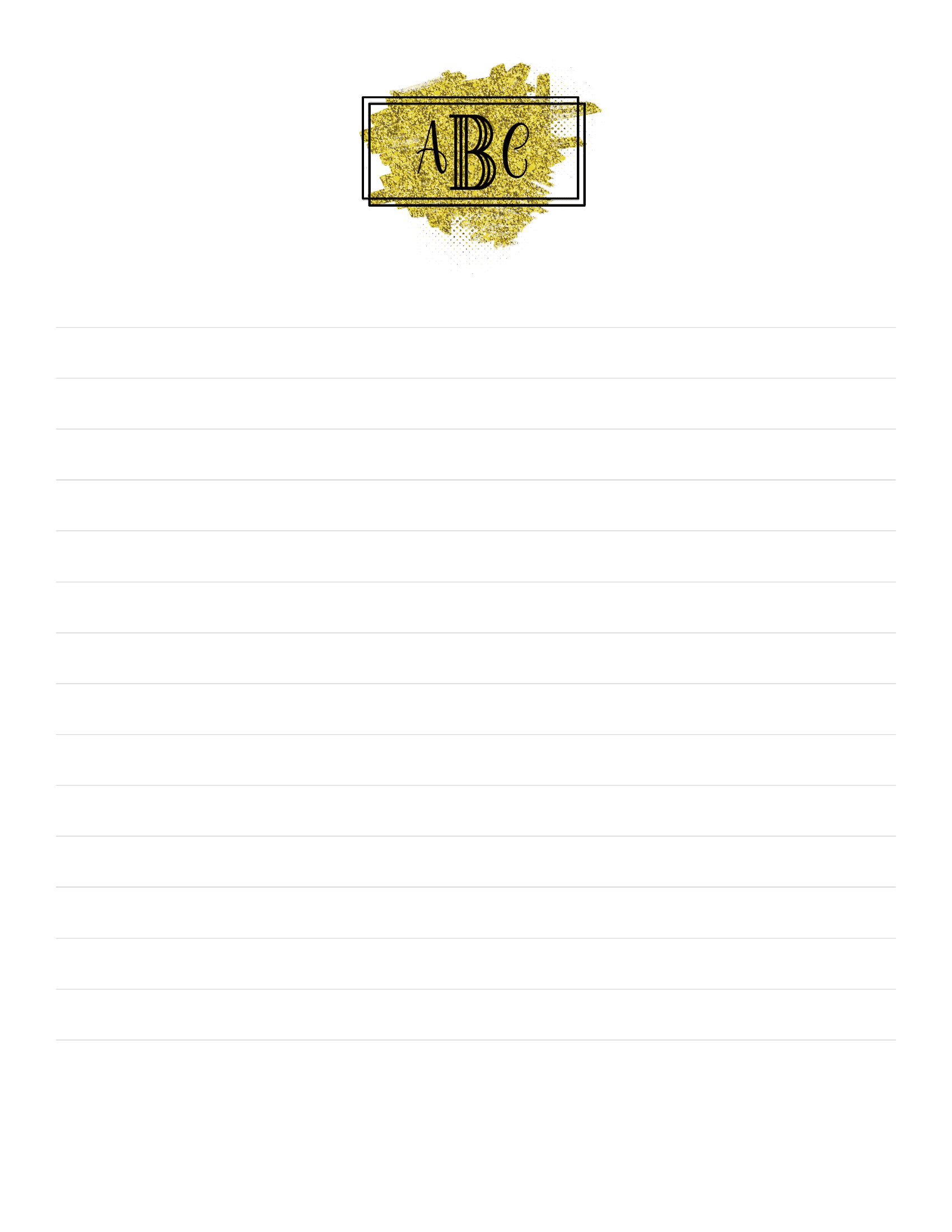 Free Monogram Stationery Maker | Create Online & Print at Home