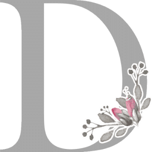 Letter D Monogram | Customize Online | Instant Download