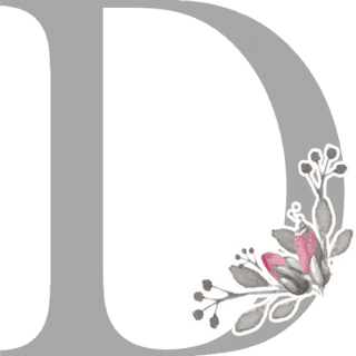 Letter D Monogram | Customize Online | Instant Download