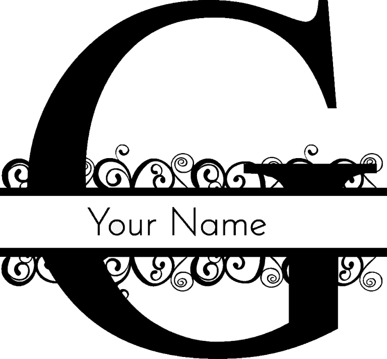 Letter G Monogram | Customize Online | Instant Download