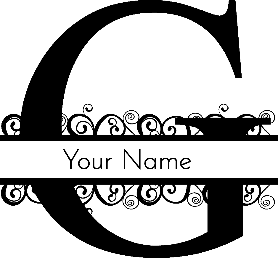 Letter G Monogram | Customize Online | Instant Download