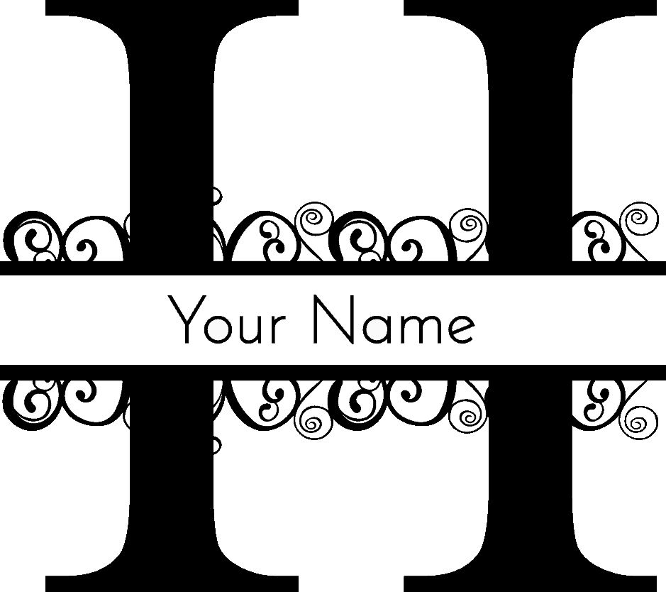 Letter H Monogram | Customize Online | Instant Download