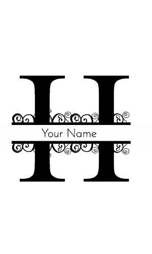 Free split monogram font maker | Create your monogram online
