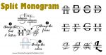 Free split monogram font maker | Create your monogram online