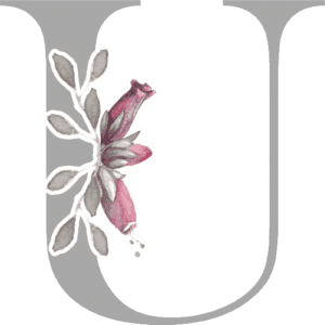 Letter U Monogram | Customize Online | Instant Download