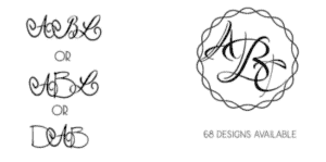 Free Monogram Fonts - download or use with our free monogram maker
