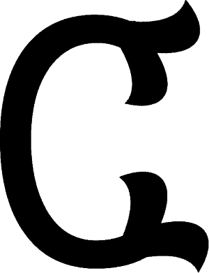 Letter C Monogram | Customize Online | Instant Download
