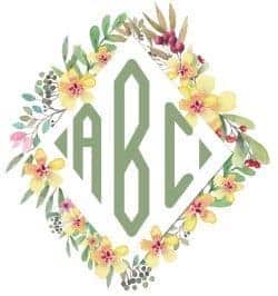 Free Diamond Monogram Font Download | semashow.com