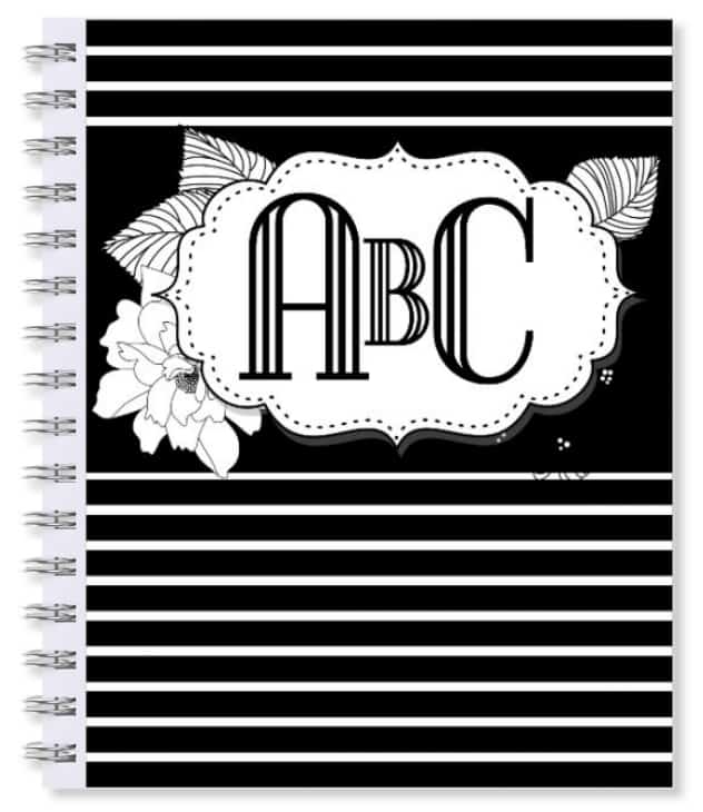 DIY Notebook Cover | Create Online & Print at Home - Free!