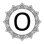 Letter O Monogram | Customize Online | Instant Download