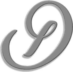 Letter D Monogram | Customize Online | Instant Download