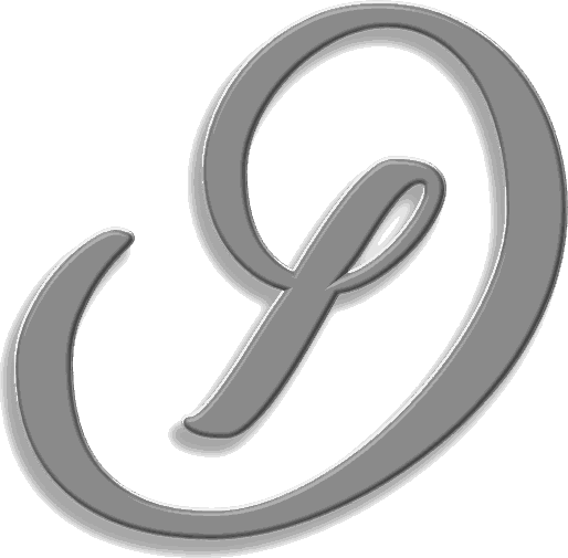 Letter D Monogram | Customize Online | Instant Download