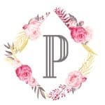 Letter P Monogram | Customize Online | Instant Download
