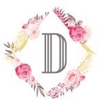 Letter D Monogram | Customize Online | Instant Download