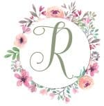 Letter R Monogram | Customize Online | Instant Download