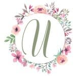 Letter U Monogram | Customize Online | Instant Download