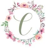 Letter C Monogram | Customize Online | Instant Download